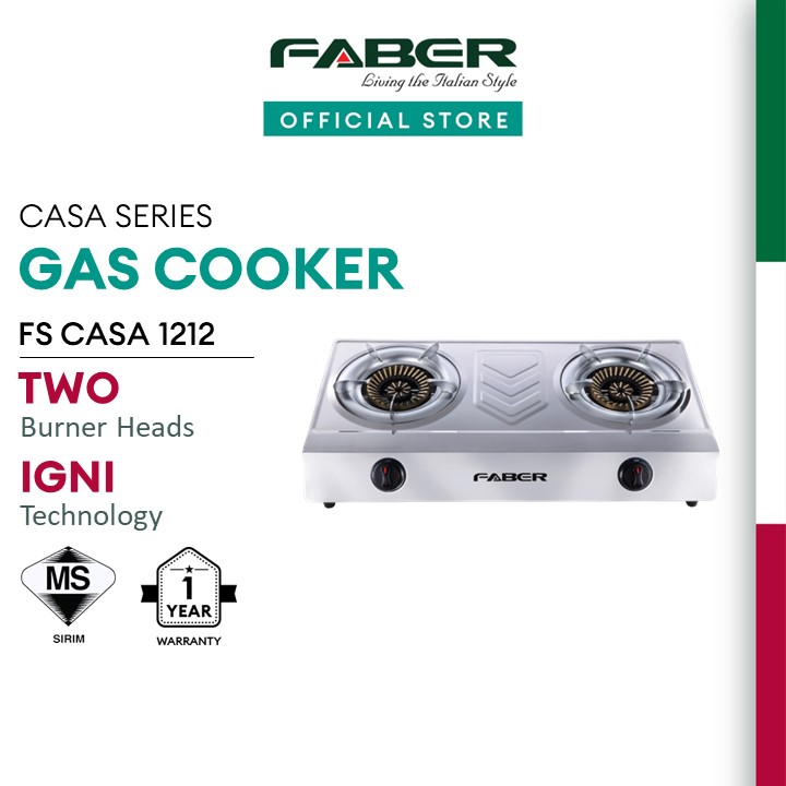 FABER GAS STOVE FS CASA 1212 | Faber