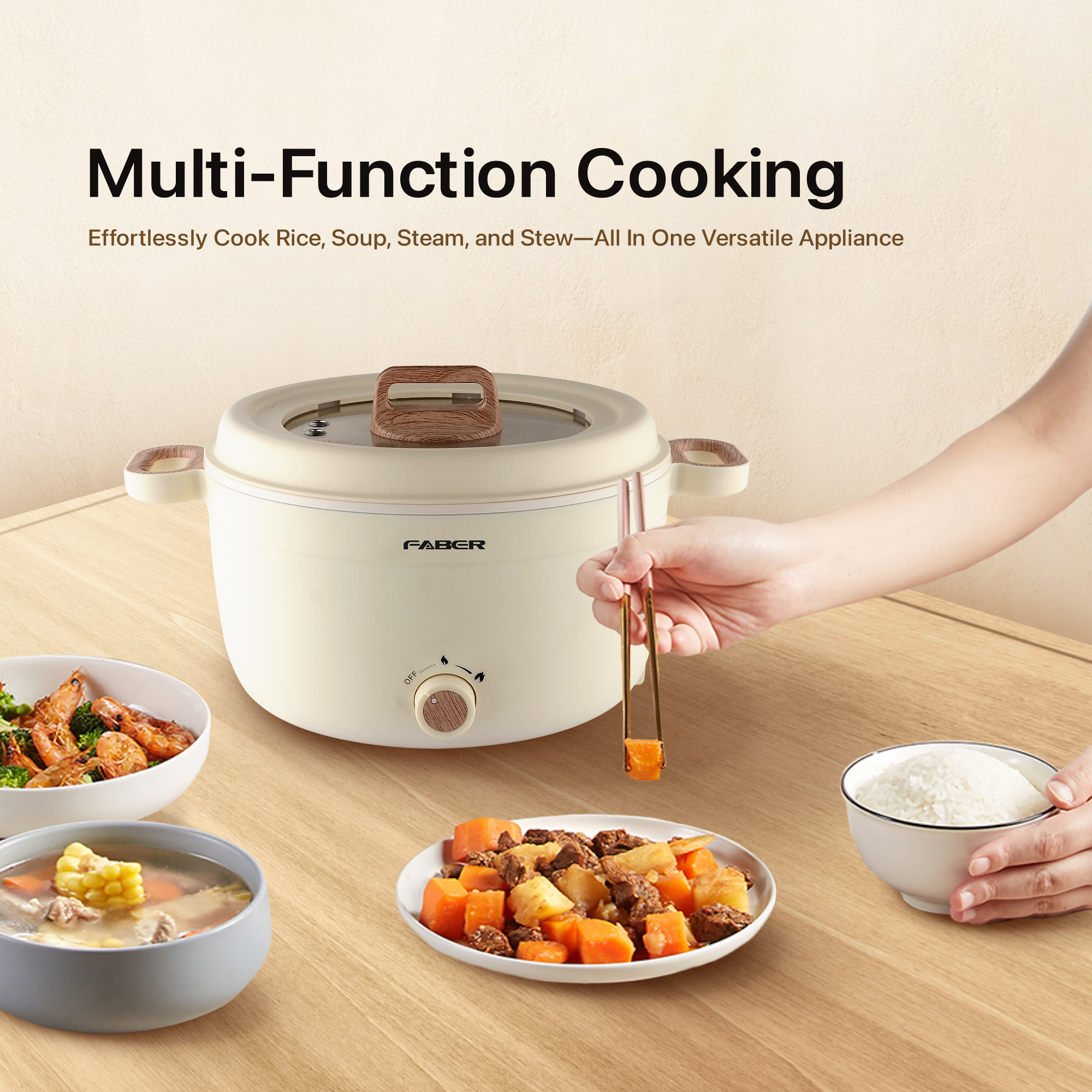 FABER MULTI COOKER PINE-S FMC-3508WH | Faber