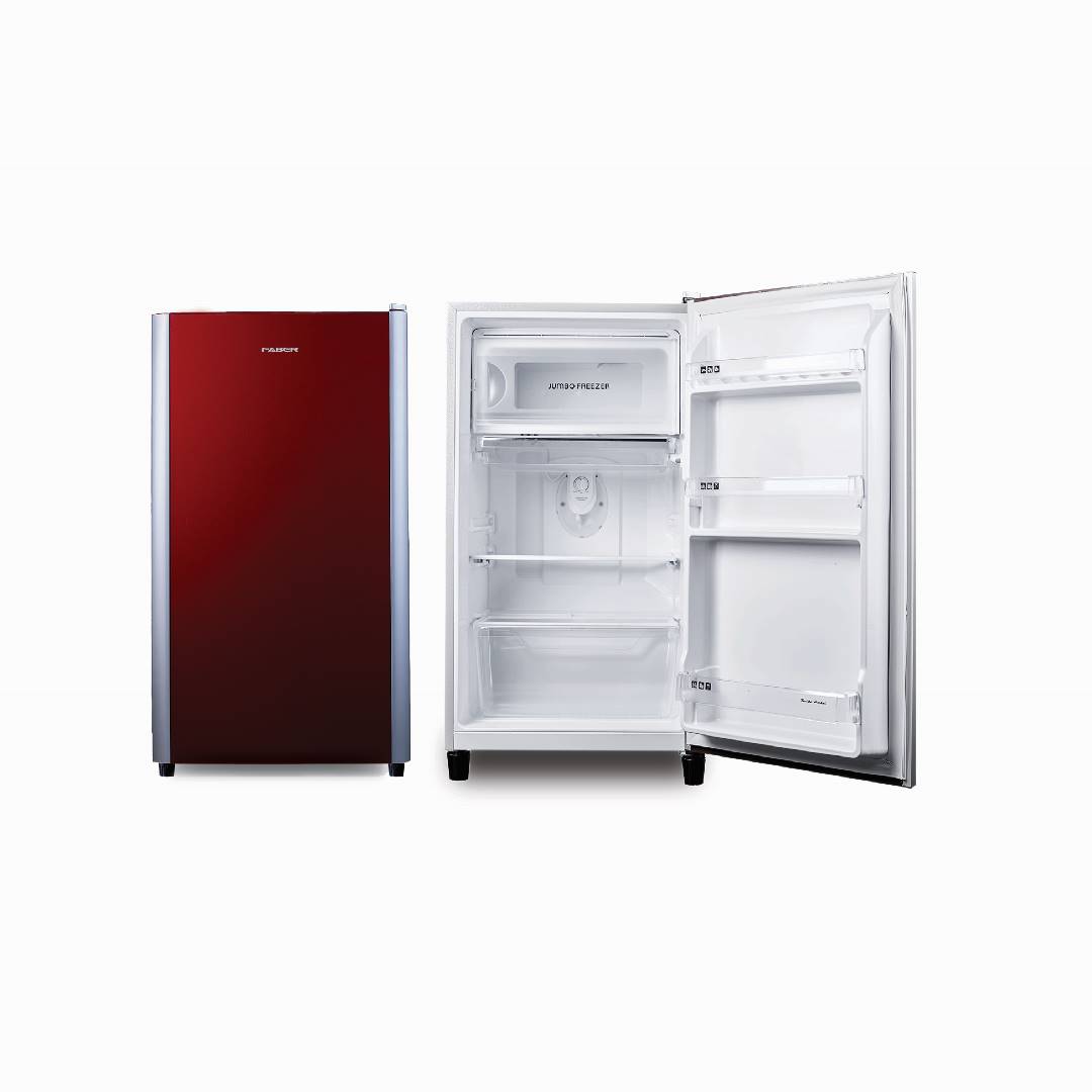 168L 1-Door Refrigerator FRIGOR 168BK/RD | Faber