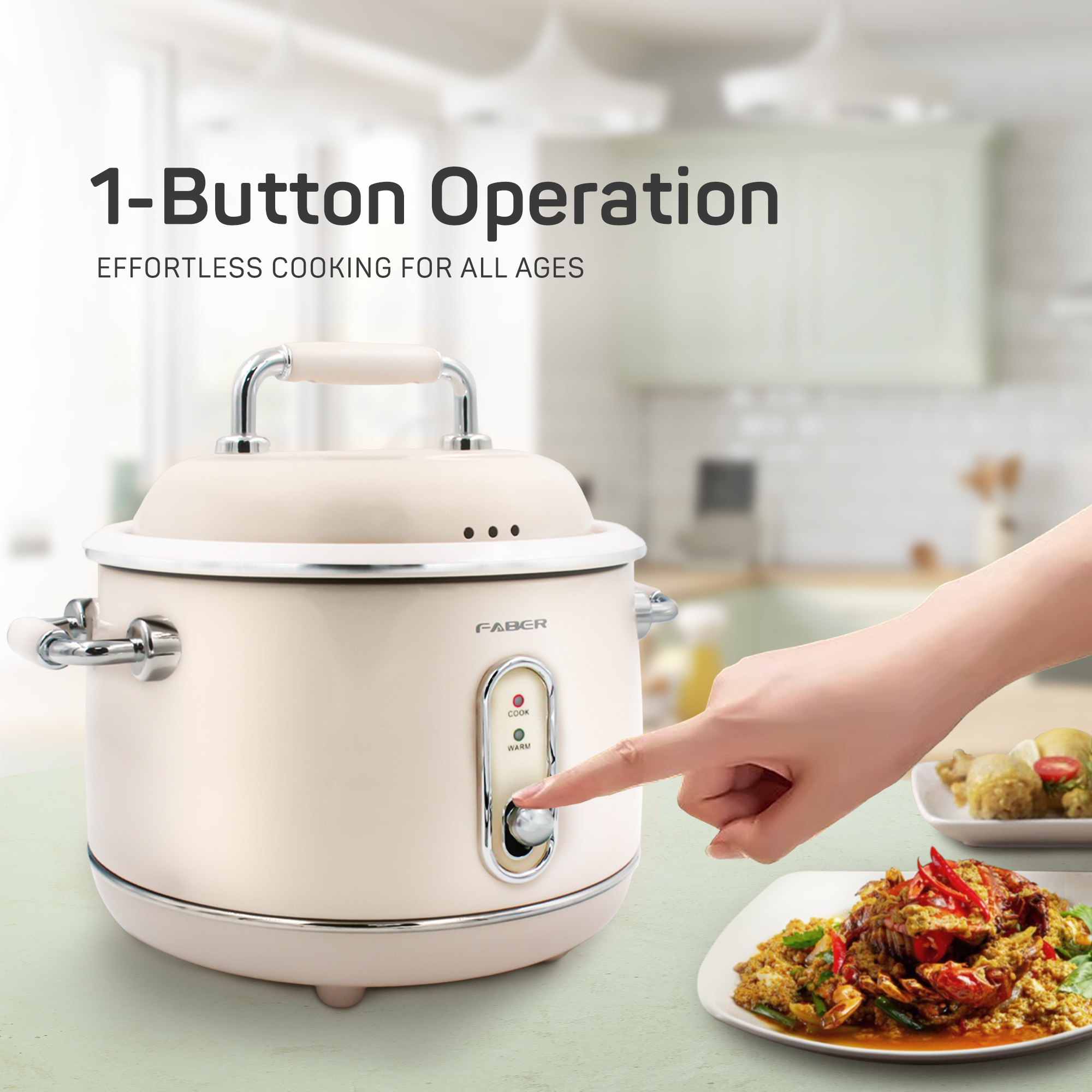 FABER TRADITIONAL RICE COOKER VINTAGE FRC-V401 | Faber