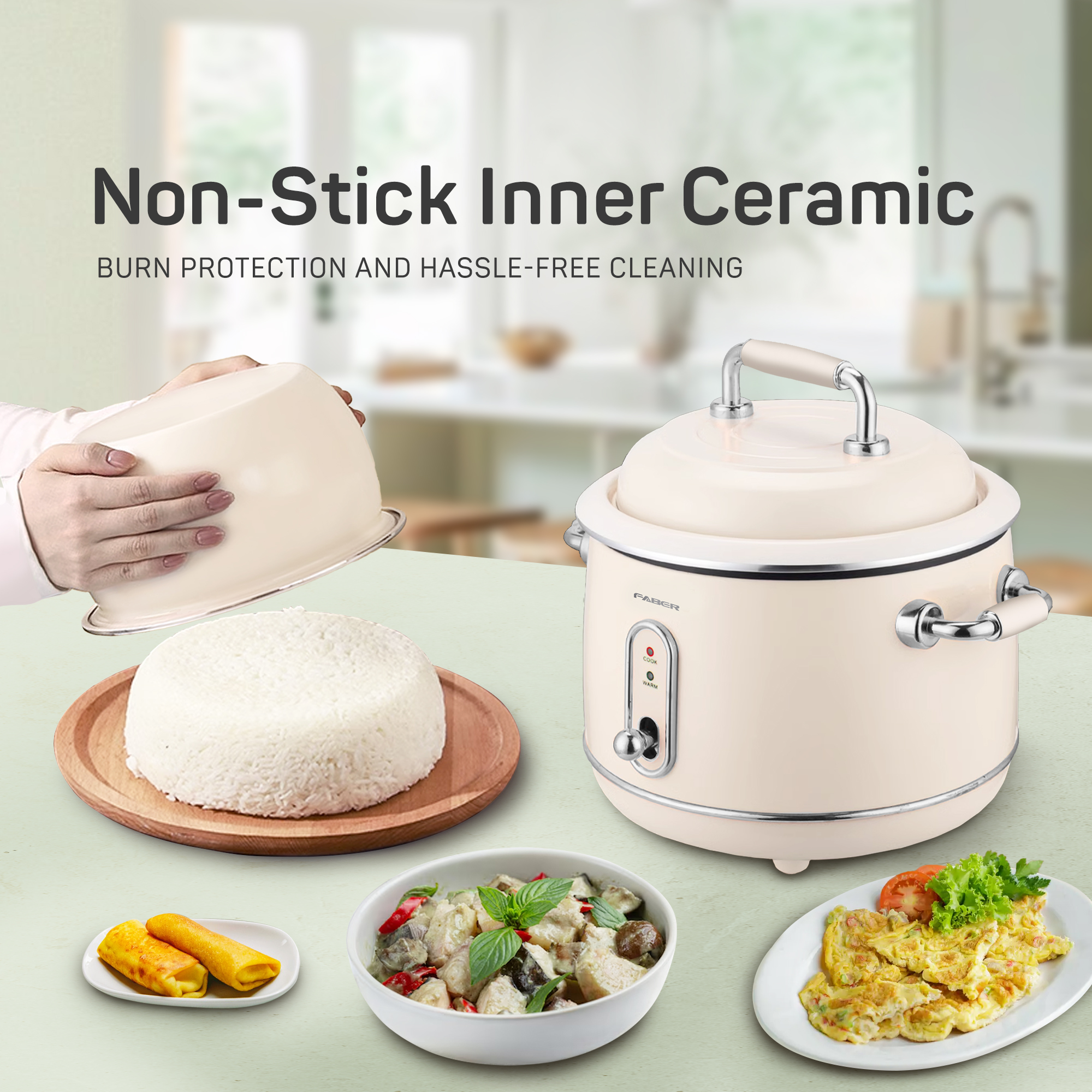 FABER TRADITIONAL RICE COOKER VINTAGE FRC-V401 | Faber