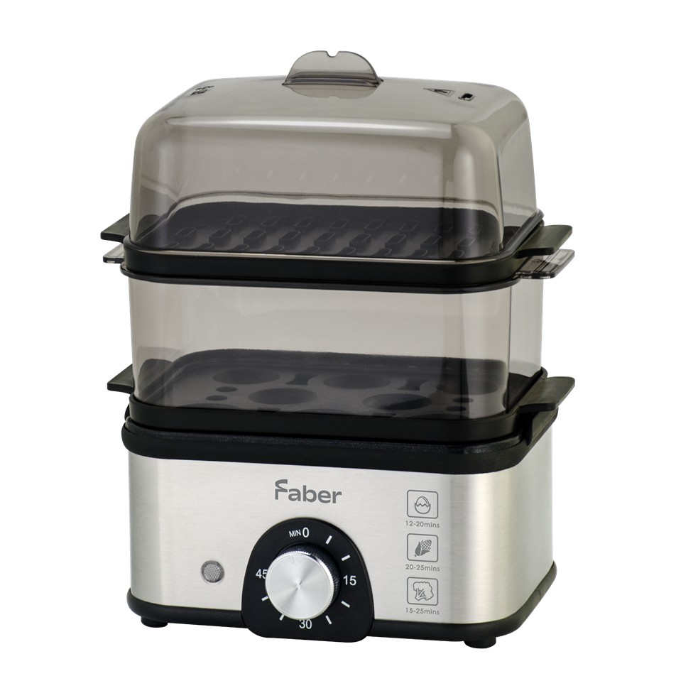 FABER FOOD STEAMER RETRO-BLACK FFS 202M | Faber