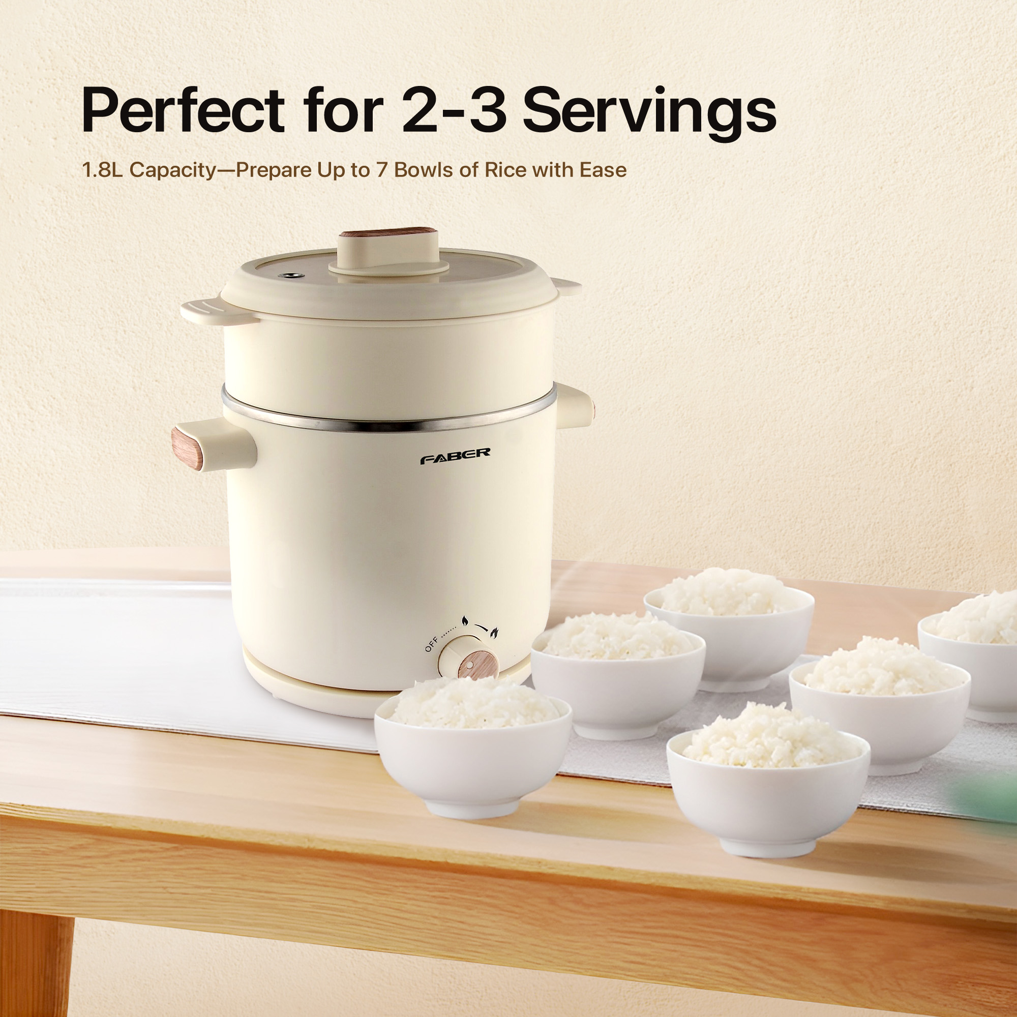 FABER MULTI COOKER PINE-S FMC-1208WH | Faber