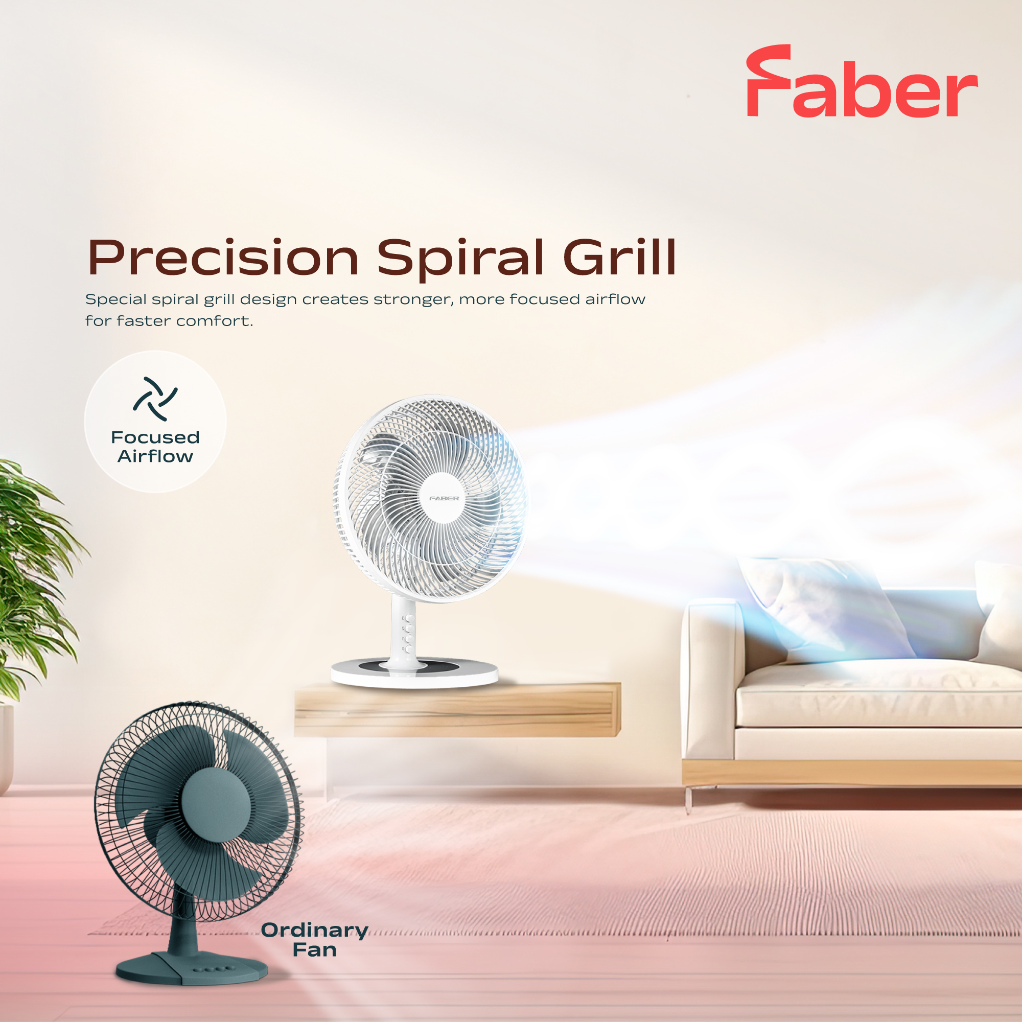 FABER TABLE FAN FTF BLISS 3112WH | Faber